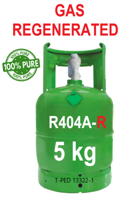Refrigerant Gas R404A REGENERATED cylinder with 5 kg 1/4 valve ...